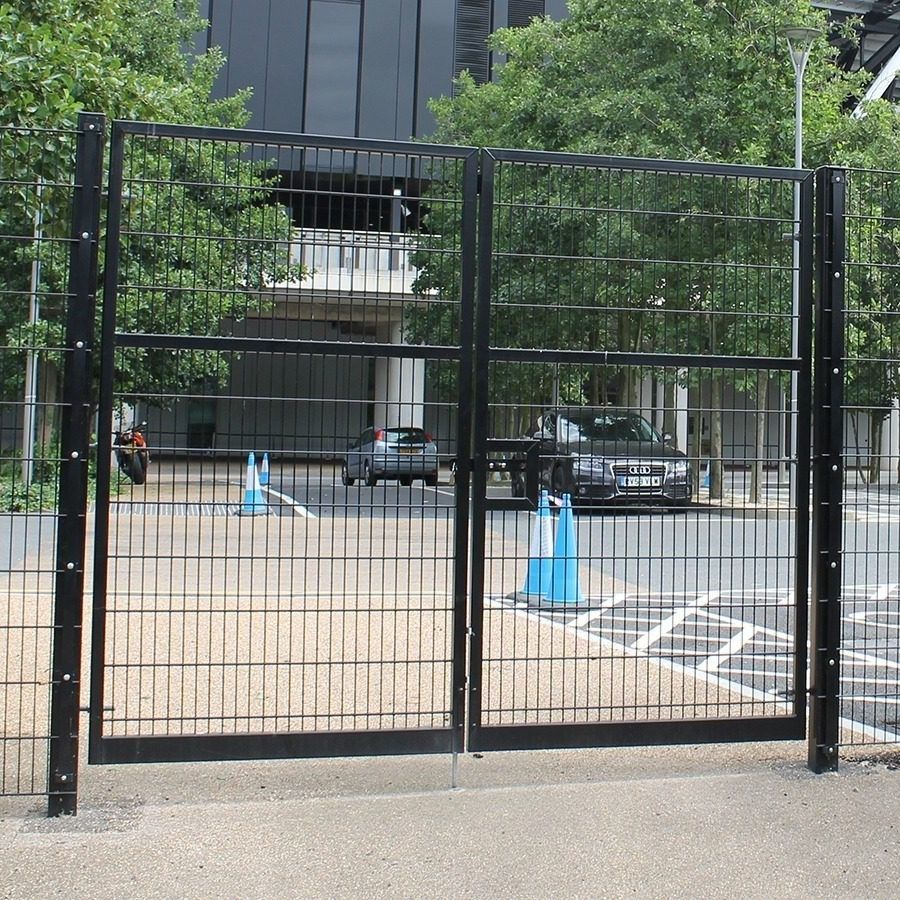 Cancello battente - Twin - ZAUN FENCING - in acciaio / in rete ...