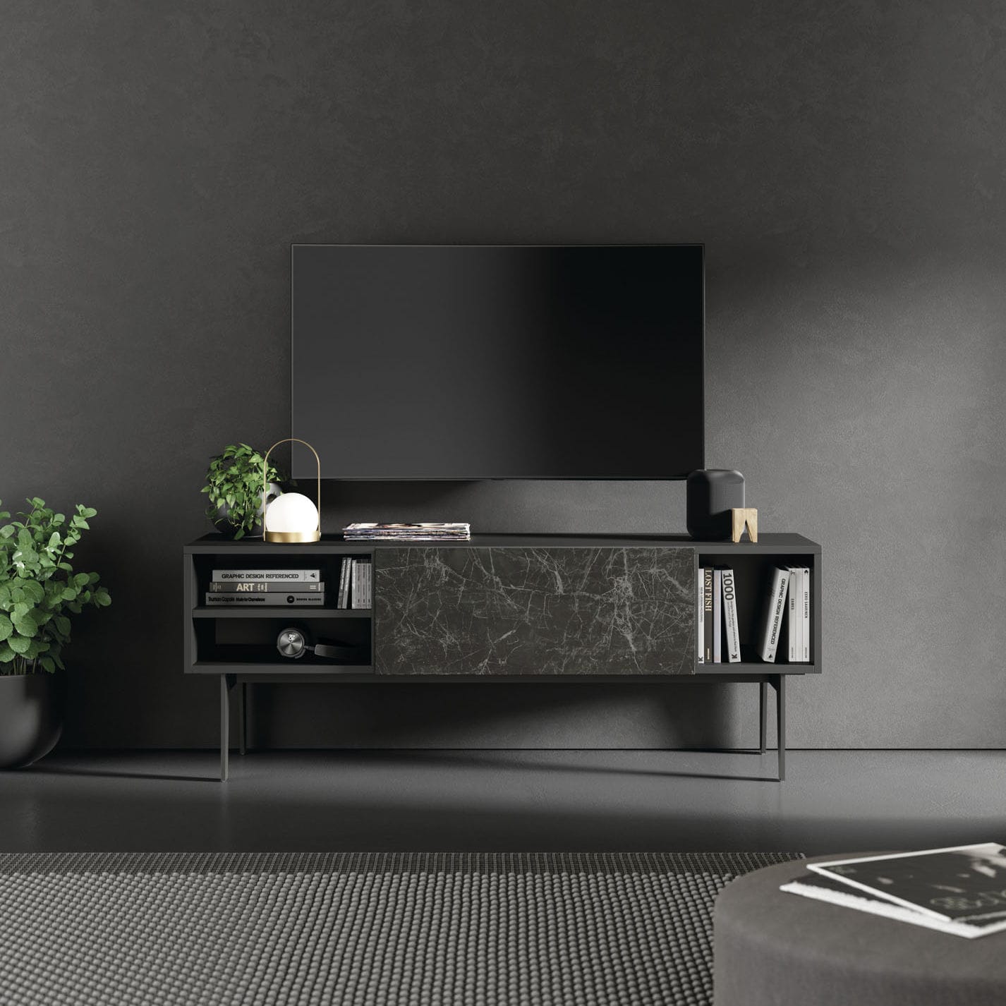 Mobile porta TV contemporaneo - COMPACT SALON 2 - VIVE - MUEBLES VERGE ...