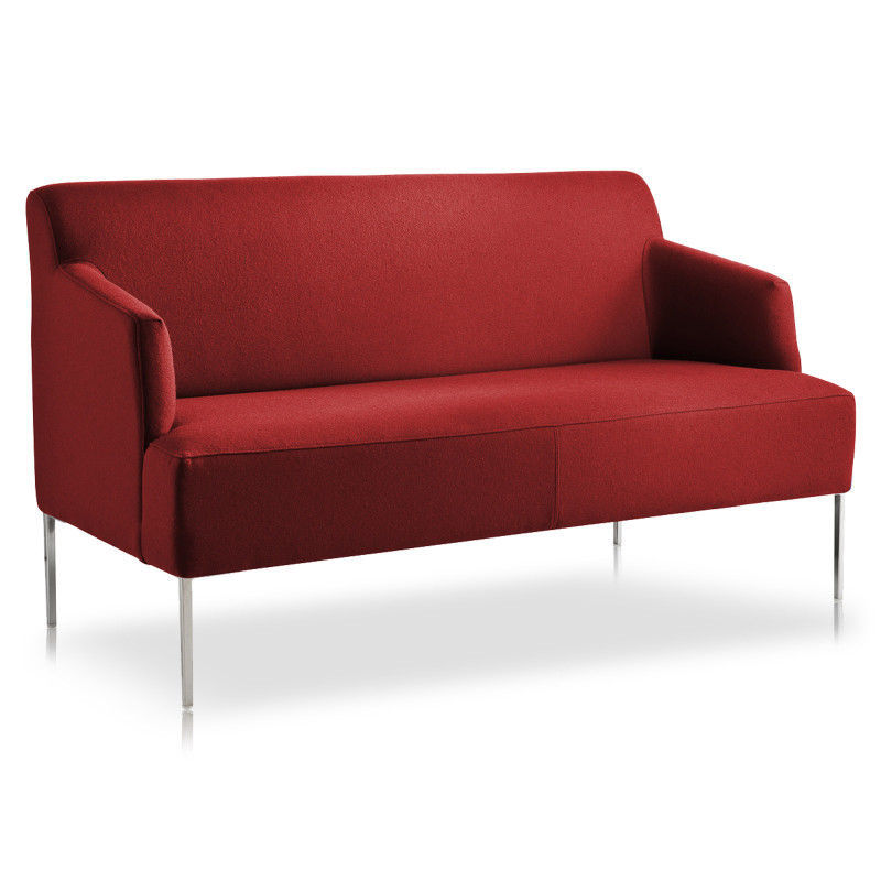 Divano rosso - BLOOM D - CHAIRS & MORE - in tessuto / per uso contract ...