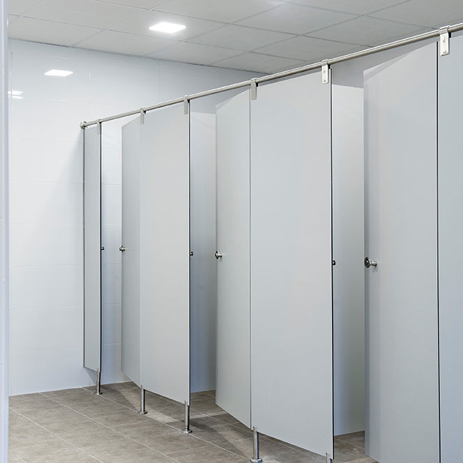 Cabina per bagni pubblici per doccia - INOX TOP PROFILE - DINOR - in ...