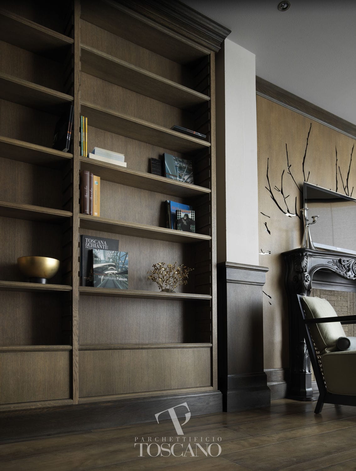 Libreria a muro - Parchettificio Toscano Srl - design originale / per ...