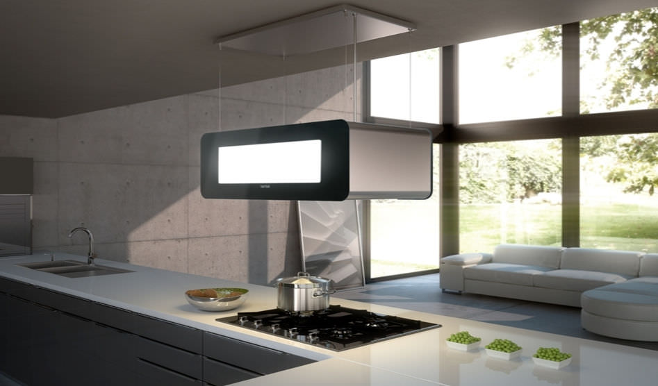 Cappa a isola - SKYLINE - Berbel - con illuminazione integrata
