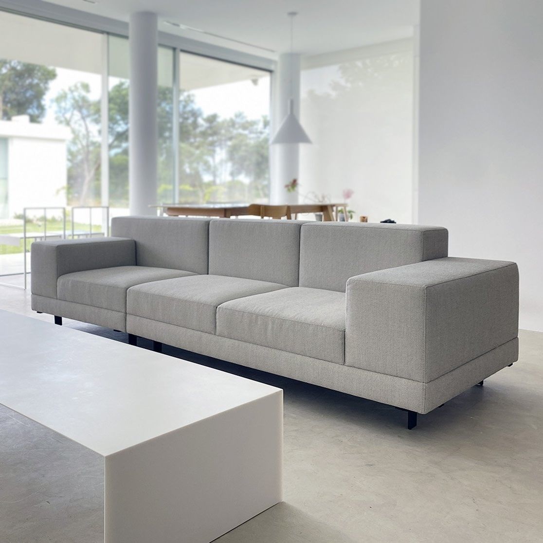 Divano modulare - STEREO - Branca-Lisboa - contemporaneo / in tessuto ...