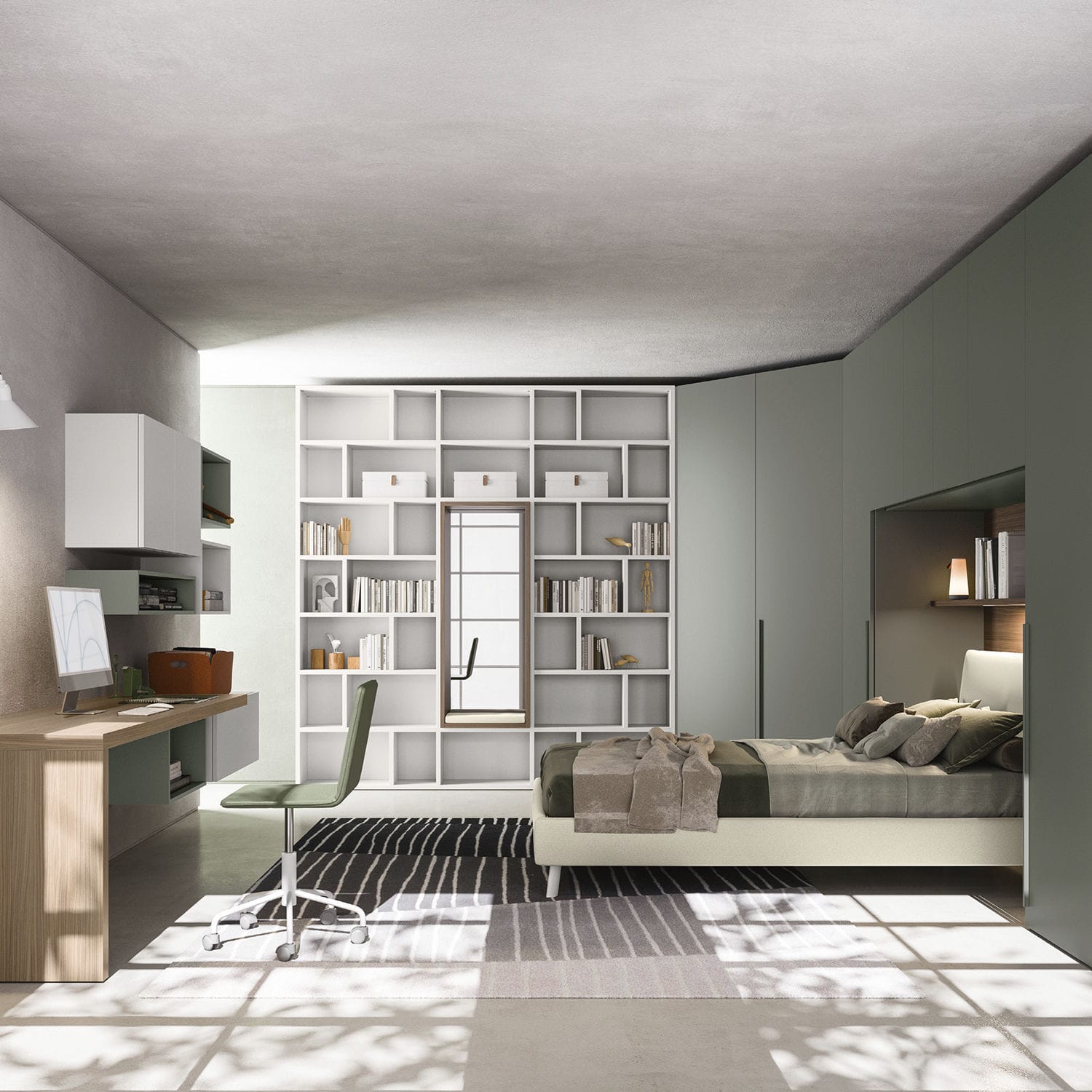 Cameretta in melaminico - SM5555 - ZALF spa - per ragazzo