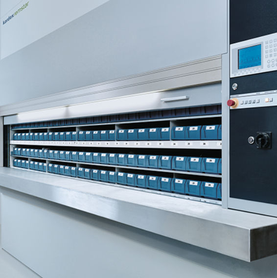 Scaffalatura rotante per stoccaggio - MEGAMAT RS 180 - KARDEX ...