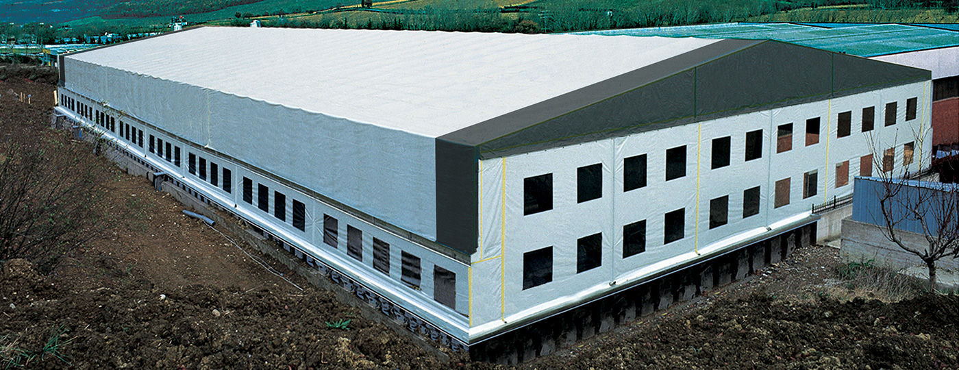 Capannone prefabbricato - FABRIC STORAGE - KOPRON - in acciaio ...