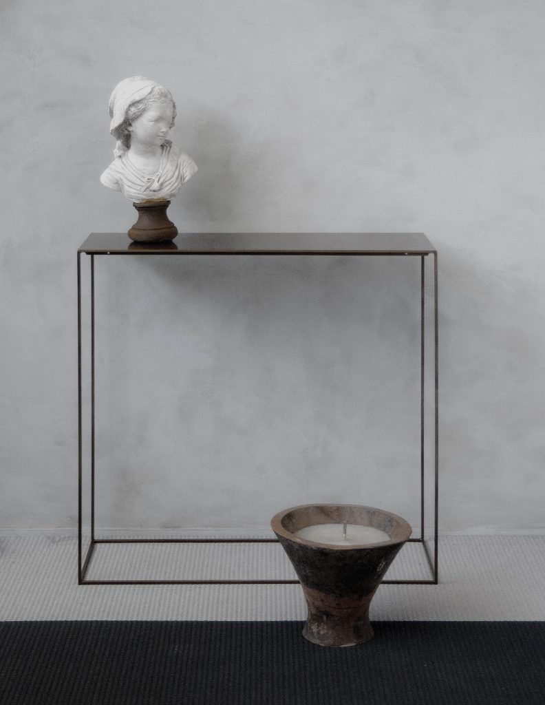 Consolle design minimalista - SLIM IRONY - ZEUS - in lamiera d'acciaio ...