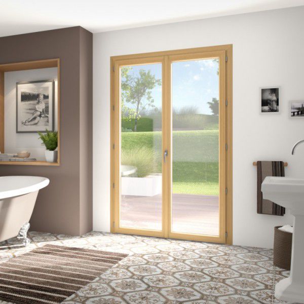 Porta finestra battente - EXCÉO PREMIUM - FRANCIAFLEX - in PVC / in ...