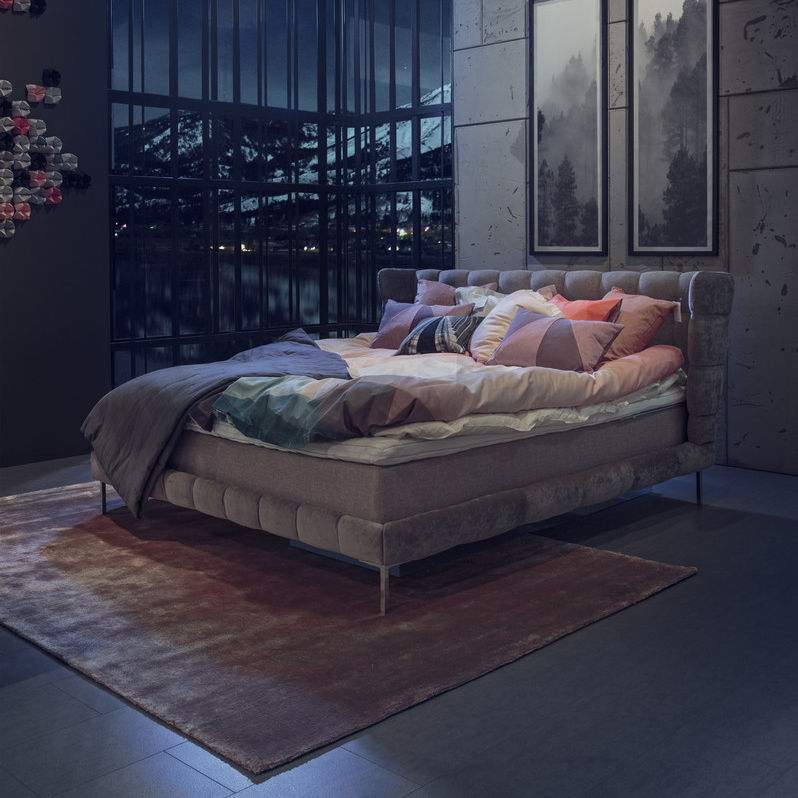 Letto matrimoniale - NEO - Furninova AB - contemporaneo / imbottito ...