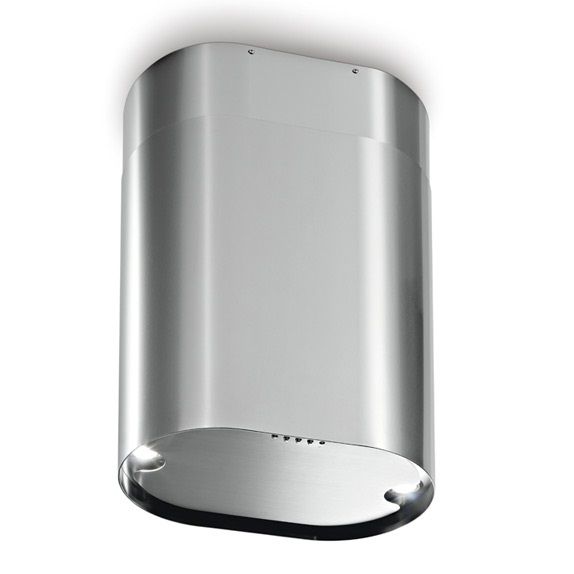 Cappa a muro - CAPPA OVALE ISOLA INOX O BIANCO OPACO - STEEL TIME SRL ...