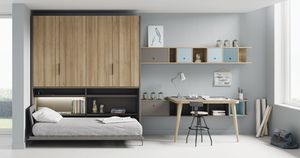 Cameretta bianca - ZARAUTZ JUVENILE COMPOSITION - Lagrama - in legno / unisex