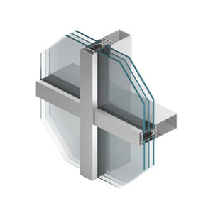 Facciata continua a montanti e traversi - MB-SR50 IW - Aluprof S.A - in ...