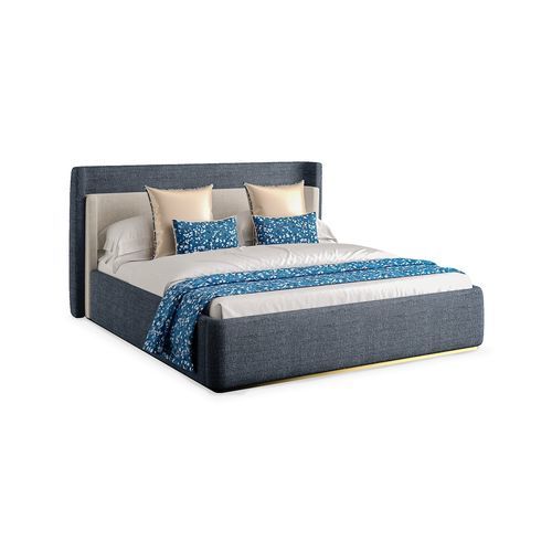 Letto king size - ALLURE - AM LIVING - moderno / imbottito / con testiera