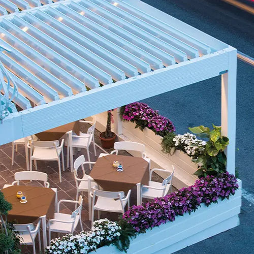 Pergola addossata - MINORI - ITALY - Gibus SPA - in metallo / a lamelle ...