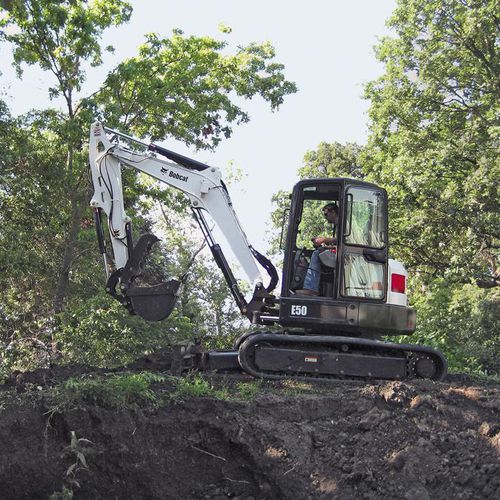 Escavatore mini - E50 - BOBCAT - cingolato / compatto / a lunga portata