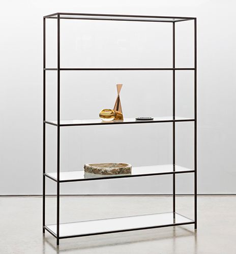 Scaffale design minimalista - Madison - TOM FAULKNER - in acciaio / in ...