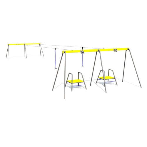 Teleferica per parco giochi - TARZAN`S TRACK - Tiptiptap