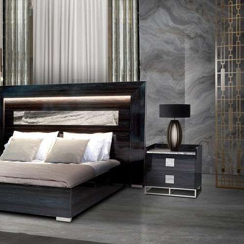 Comodino moderno - ELLIOT - Stone International - in legno / in marmo ...