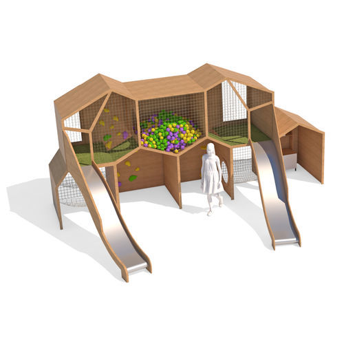 Struttura ludica per edifici pubblici - BLOC - Walltopia - per enti ...