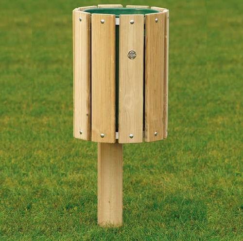 Portarifiuti da terra - ORCHIDEA - Pircher Oberland - in legno ...