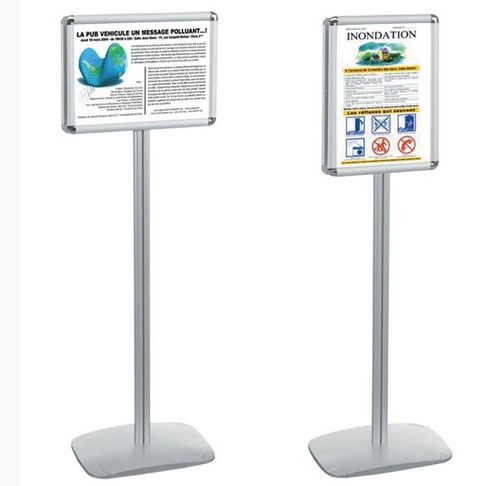 Cartello pubblicitario da interno - 214000 - EDIMETA - in alluminio