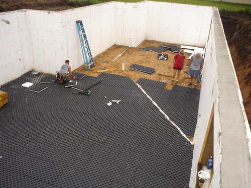 Pavimento sopraelevato in gomma - RAZ PANEL™ - BuildBlock ICFs ...