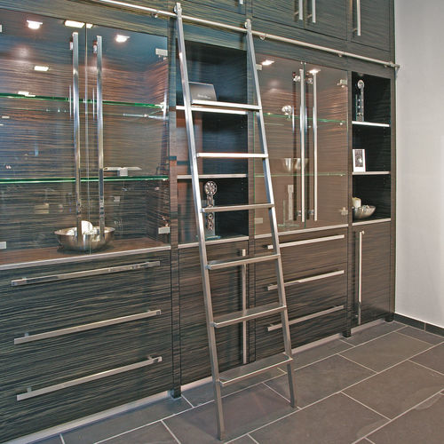 Scala a pioli con ganci - BASIS SL.6002.KL - MWE Edelstahlmanufaktur - scorrevole / in metallo