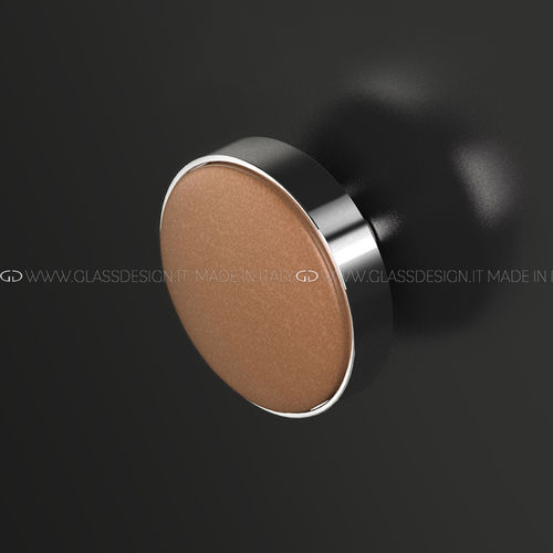 Pomello per mobile contemporaneo - Leather - GLASS DESIGN Srl - in ...