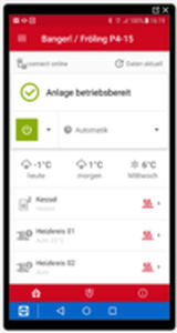 Applicazione mobile di gestione - FROLING - di monitoraggio / per ...