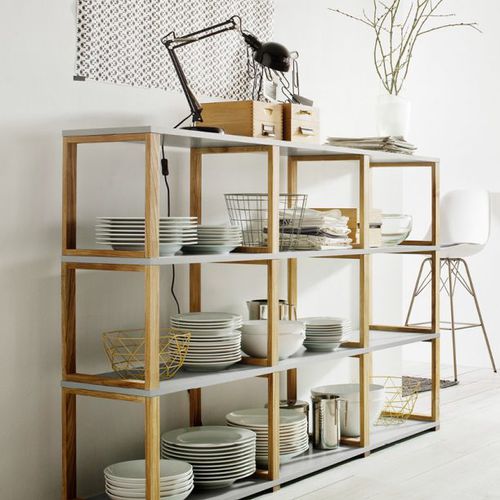 Scaffale moderno - ART : 2333 - Tenzo AB - in legno laccato / in rovere