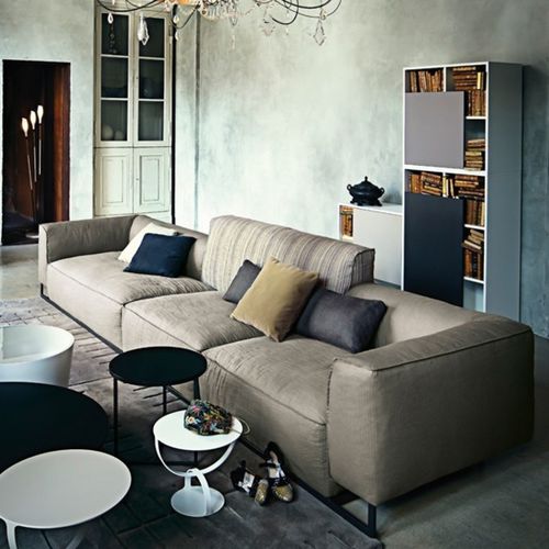 Divano modulare - INKAS - arketipo - contemporaneo / in cotone ...