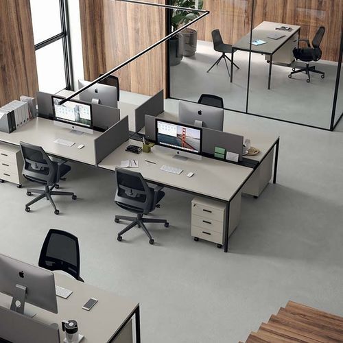 Scrivania per open space - X1 - Quadrifoglio Sistemi d'Arredo - da ...